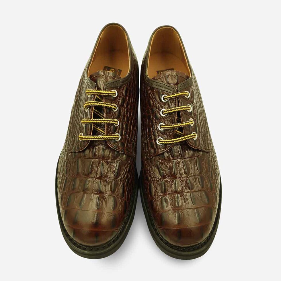 Ranger Shoes Company | LRS Online | Brown Print Formal Shoes
